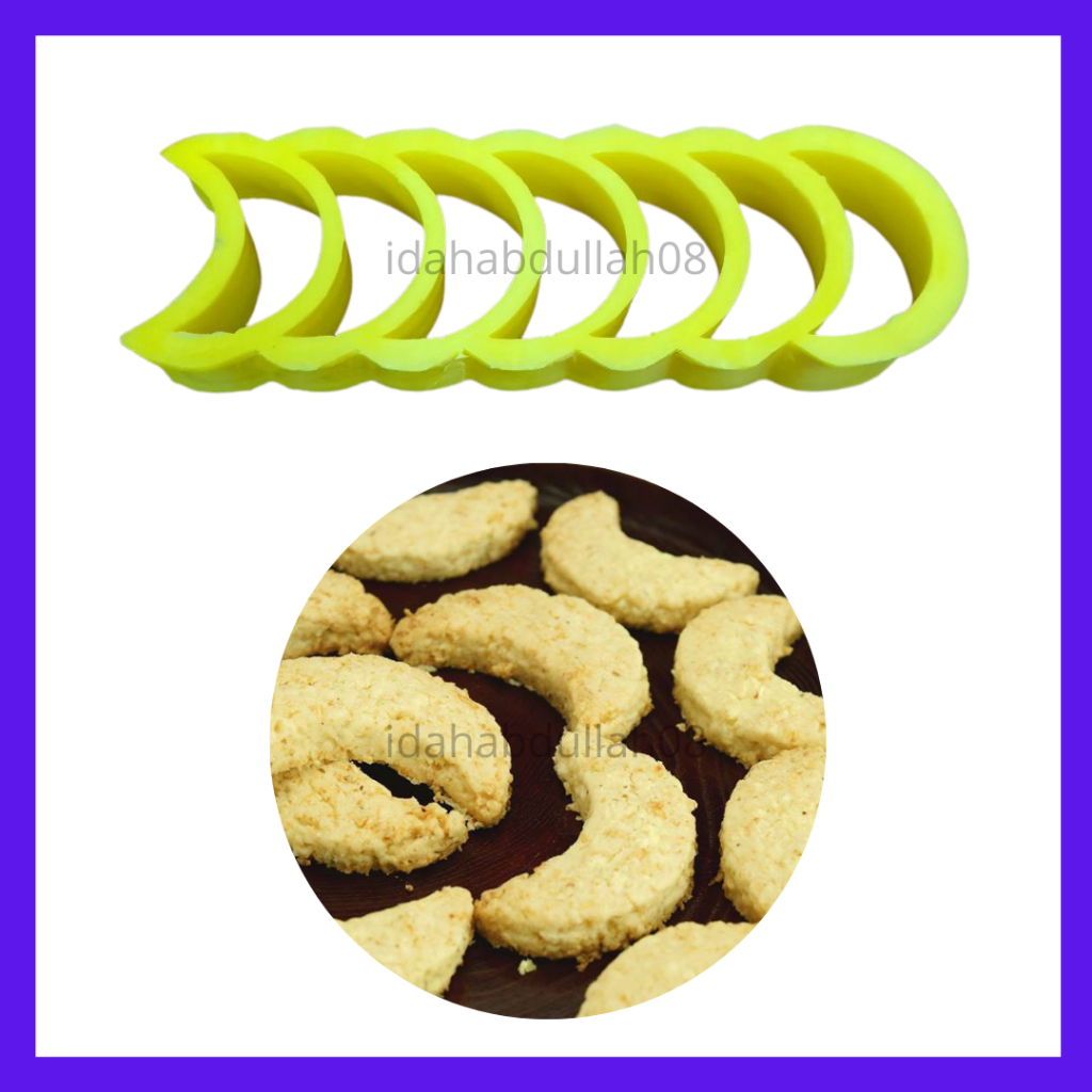 Penekap Acuan Biskut Plastik Penerap Tart / Love / Bulan Sabit / Biskut ...