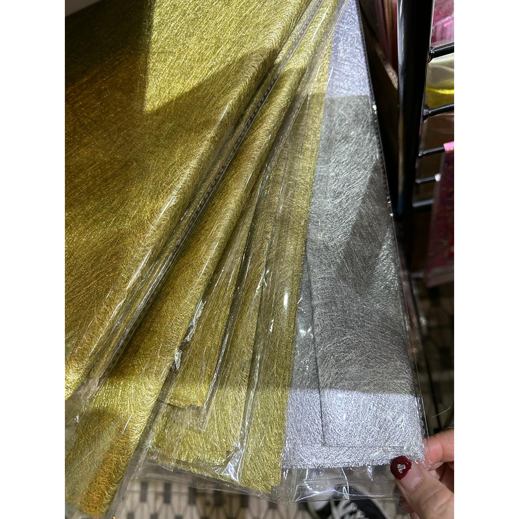 1Pcs Premium Luxury Gold Cotton Flower Wrapping Paper Classic Premium ...