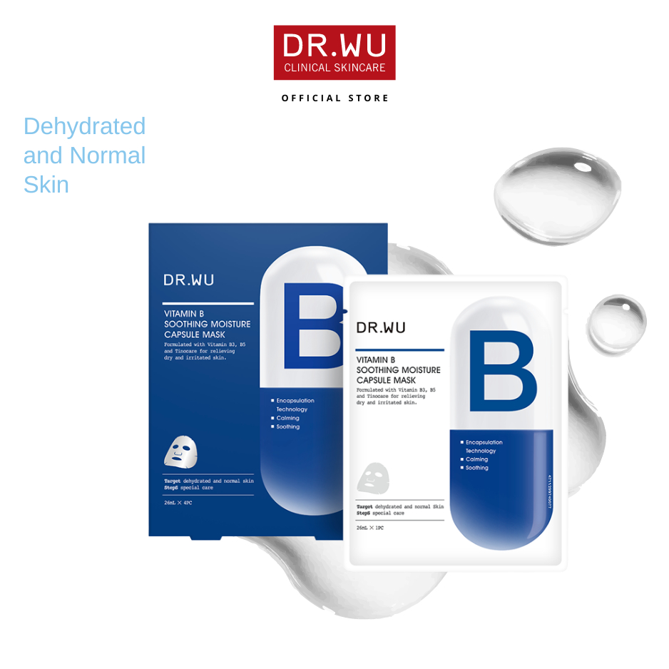 DR.WU Official Vitamin B Soothing Moisture Capsule Mask (4 Pcs) | Shopee Malaysia
