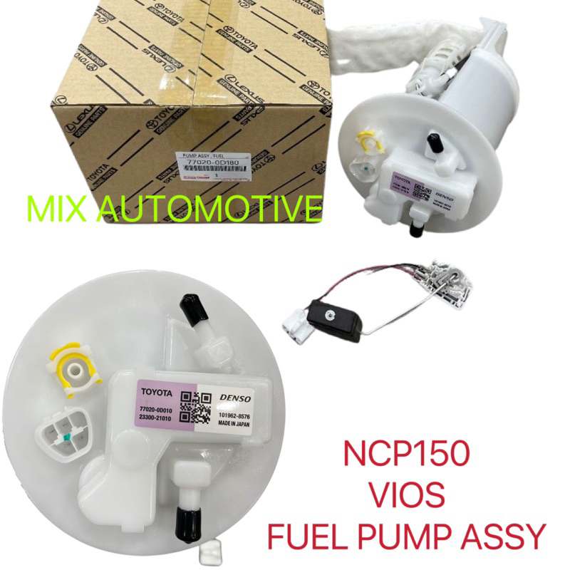 100% ORIGINAL TOYOTA FUEL PUMP ASSY FULL SET # VIOS NCP150 FUEL PUMP ...
