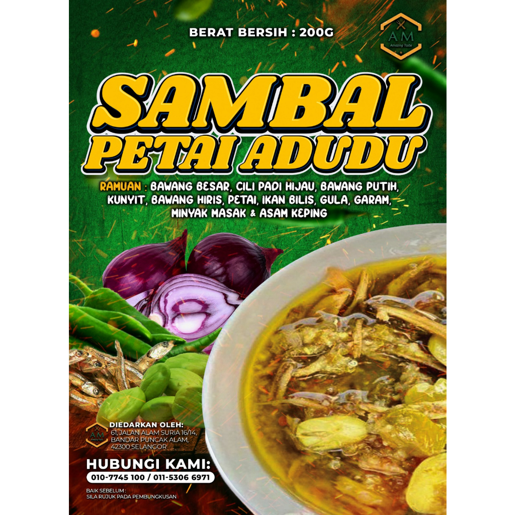 Sambal Hijau Bilis Petai Adudu | Shopee Malaysia