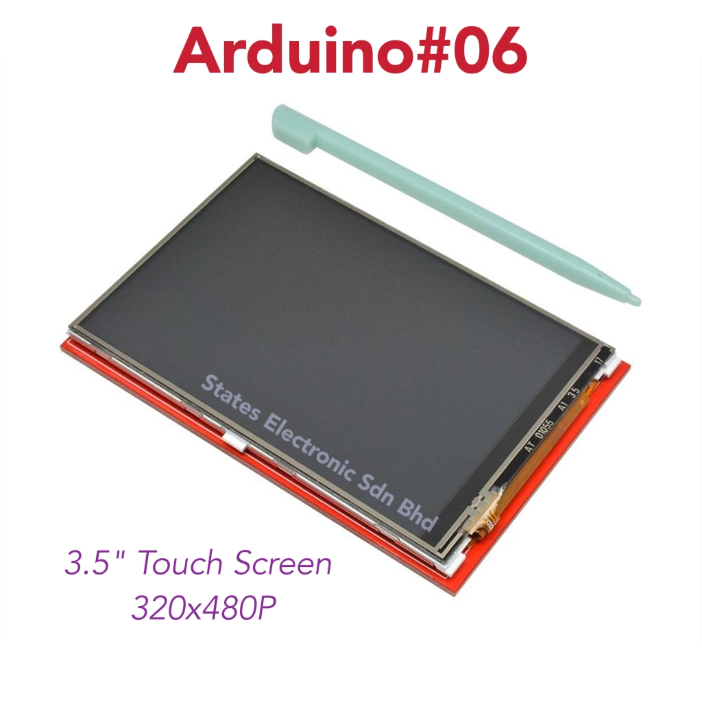 Arduino#06 3.5 inch 480x320 TFT LCD Touch Screen Shield For Arduino Uno Mega2560 | Shopee Malaysia