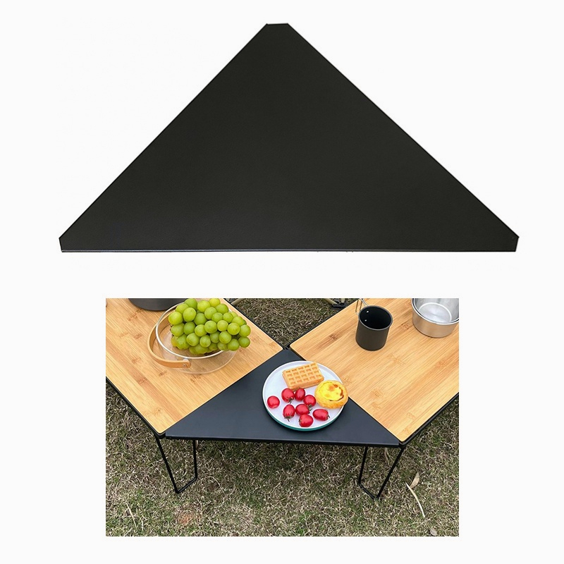 Read Stock Multipurpose High Quality Camping Black Steel Table Stacking ...
