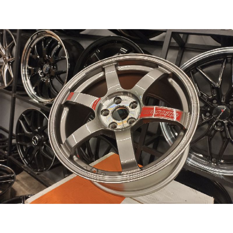 NEW SPORT RIM 18 INCH RAYS TE37 SL JAPAN GOLF JETTA A45 W177 | Shopee ...