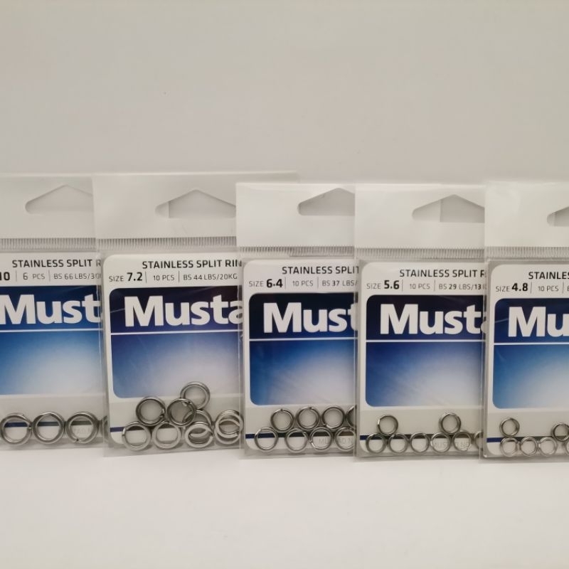 MUSTAD STAINLESS SPLIT RING ( MA033 ) | Shopee Malaysia