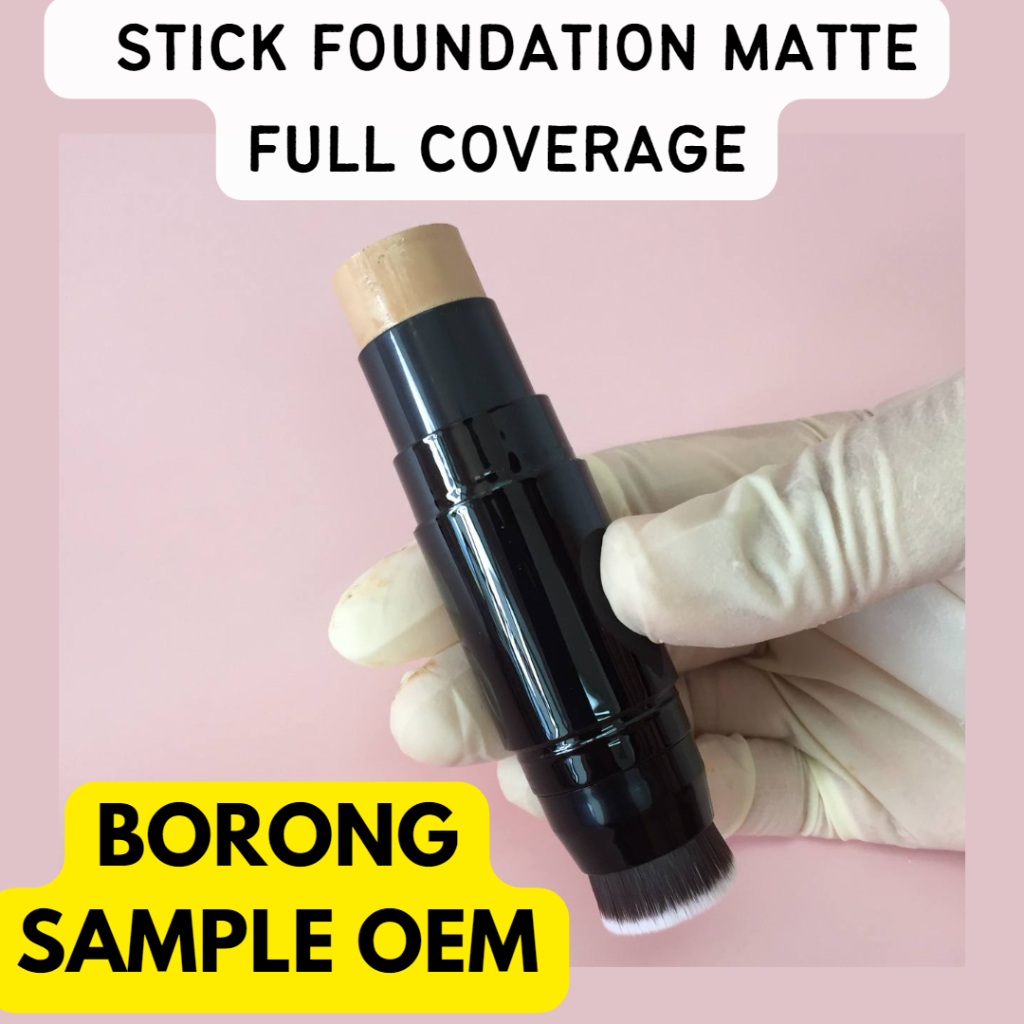 [JELITAEMAS OEM] BEST FORMULA FOUNDATION STICK MATTE FULL COVERAGE CODE NATURAL WITH BRUSH ...