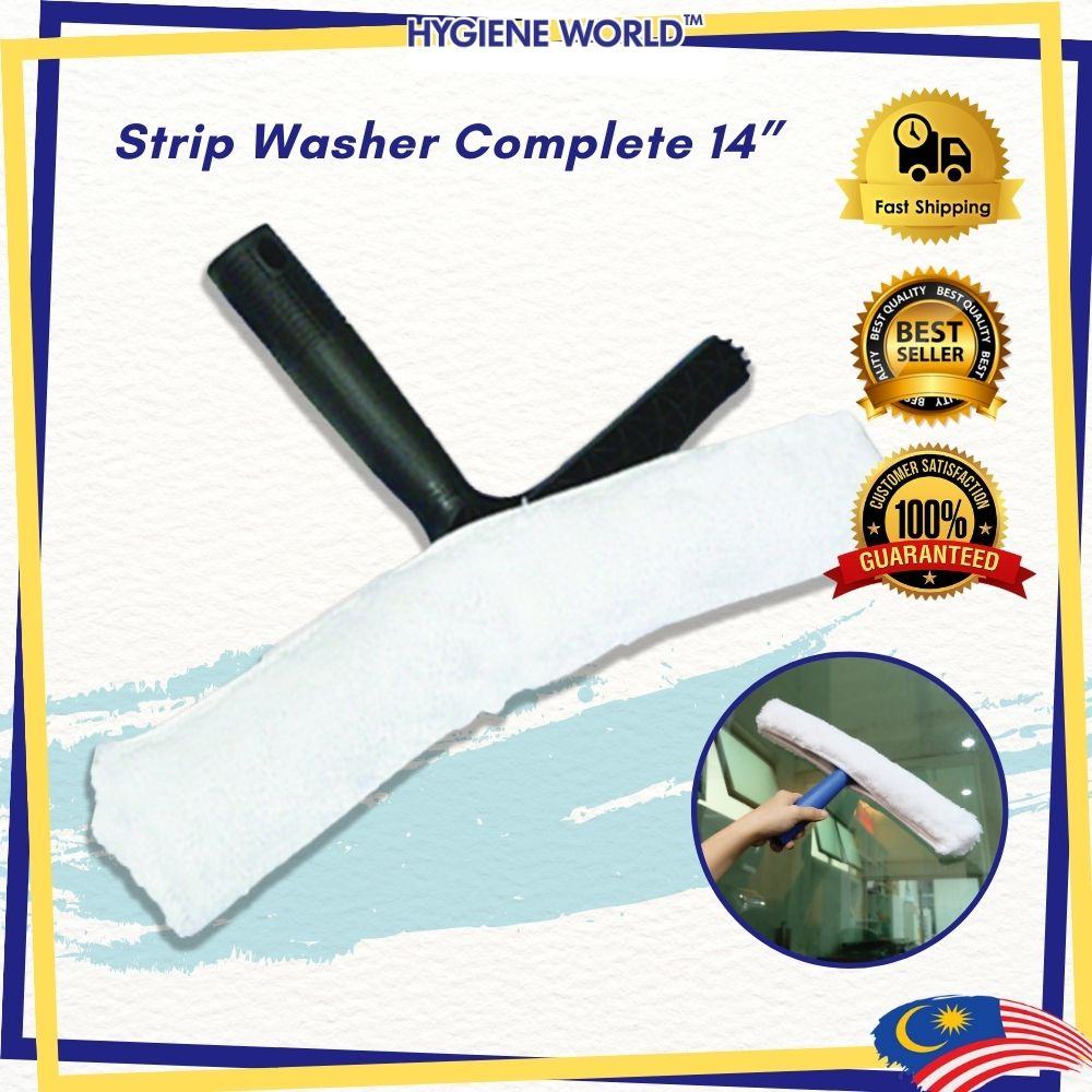 Strip Washer Complete 14”35cm / Glass Wiper / Window Cleaner / Window ...