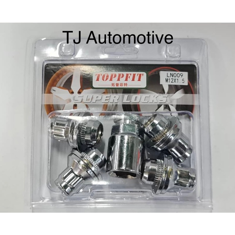 TOYOTA/MITSUBISHI WHEEL LOCK NUT (ORIGINAL RIM ONLY) FOR ORIGINAL OEM ...