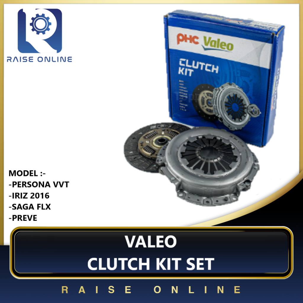 VALEO PROTON SAGA FLX/ PREVE/ PERSONA VVT/ IRIZ 2016 CLUTCH KIT FULL ...