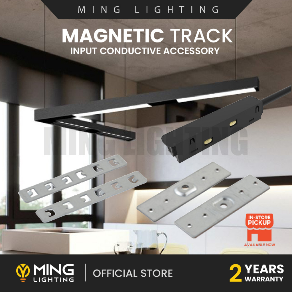 LED Magnetic Track Light Input Conductive Accessory Connector ...