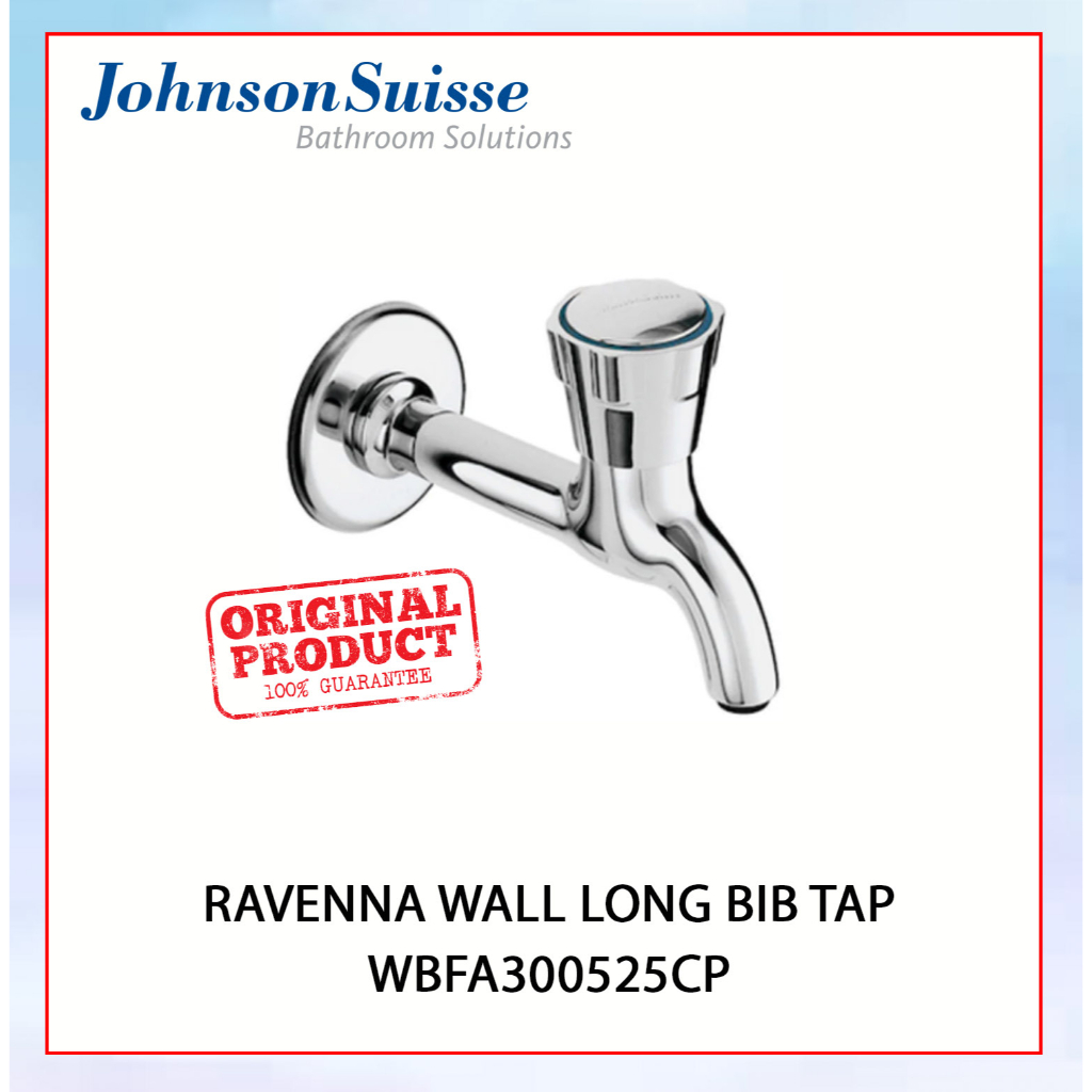 JOHNSON SUISSE RAVENNA WALL LONG BIB TAP - WBFA300525CP | Shopee Malaysia