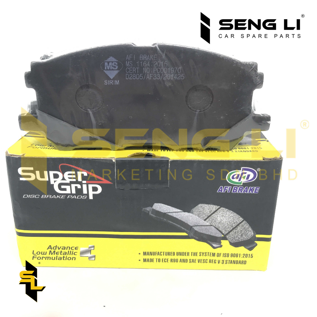 TOYOTA HARRIER ACU30 FRONT DISC PAD (AFI) SUPER GRIP | Shopee Malaysia