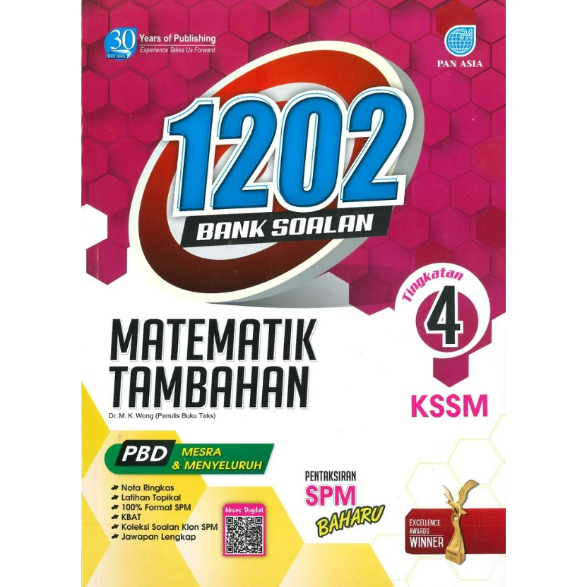 1202 BANK SOALAN / 1202 QUESTION BANK / BUKU LATIHAN SPM KSSM FORM 4-5 - PAN ASIA | Shopee Malaysia