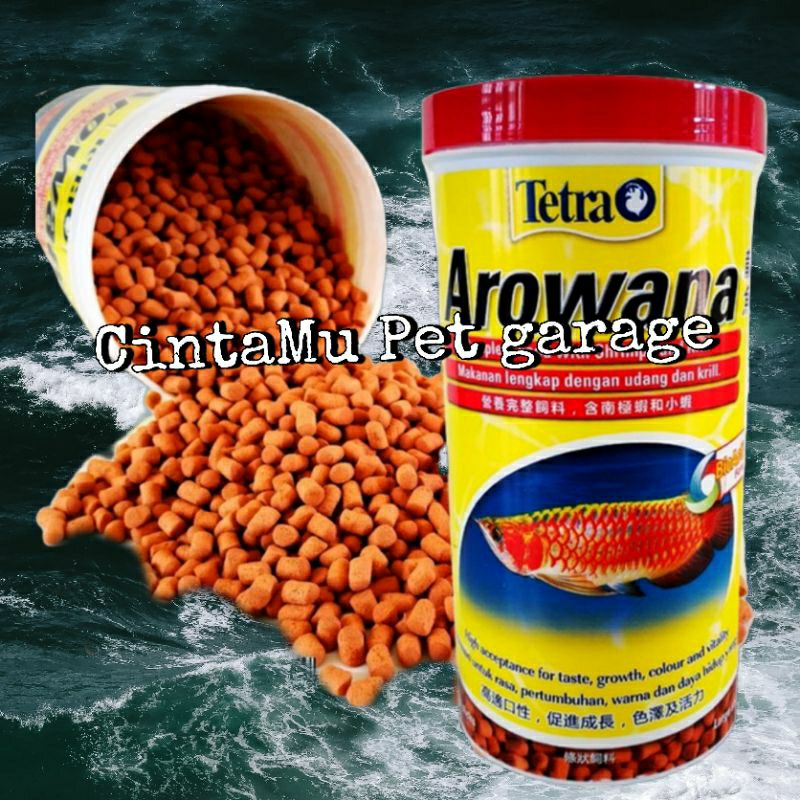 Tetra arowana stick 85g/250ml 1L/340g makanan arowana ikan arowana ...