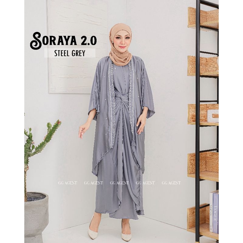 BAJU RAYA SORAYA DRESS BY GEROBOK GAGA | Shopee Malaysia