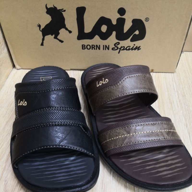 LOIS MEN'S SANDAL # 2464 # 2465 # MEN'S SLIPPER SLIP ON # SELIPAR ...