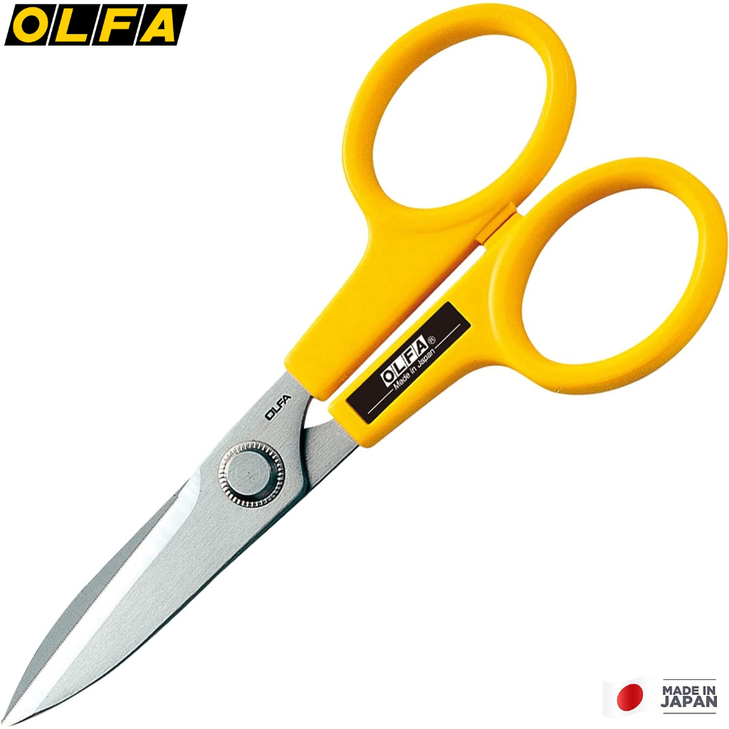 OLFA SCS-2(112B) High quality Serrated-Edge Stainless Steel Scissors Made In Japan 日本製 | Shopee ...