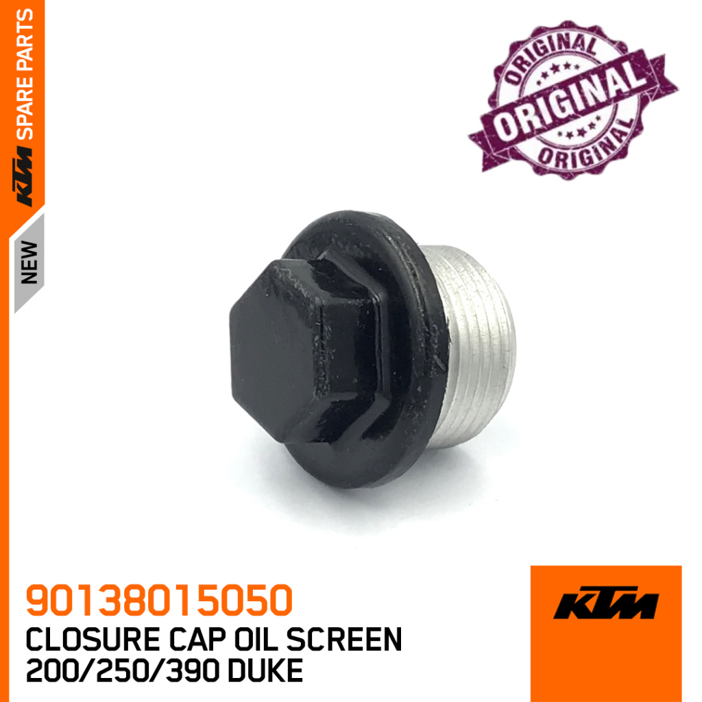 90138015050 KTM CLOSURE CAP OIL SCREEN 200 250 390 DUKE RC ADVENTURE ...