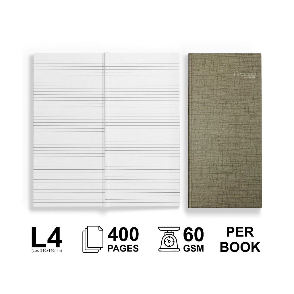 Campap Single Line Oblong foolscap Book CA3118 Notebook / hardcover ...