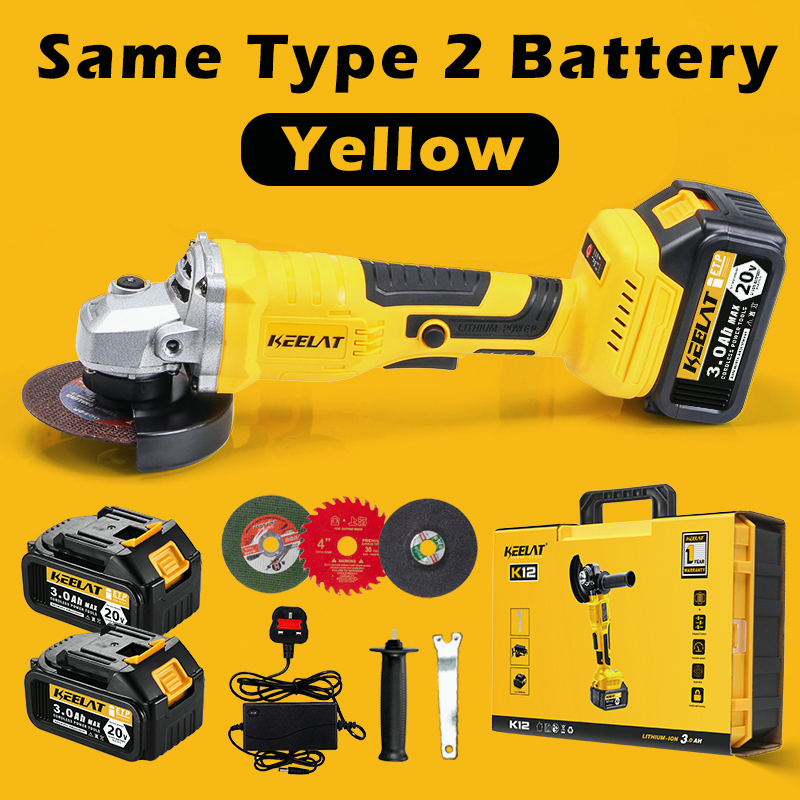 KEELAT 4-in-1 Brushless Cordless Impact Wrench Impact Drill Hammer ...