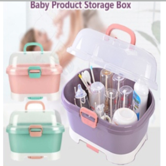 Portable Baby Milk Bottle Storage Box Tempat Letak Botol Susu Baby Milk ...