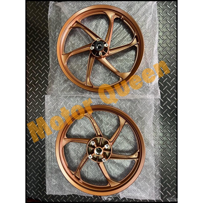 Sport Rim Cast Wheel Yamaha LC 135 LC135 V8 Fi 100% HLY Original Yamaha ...
