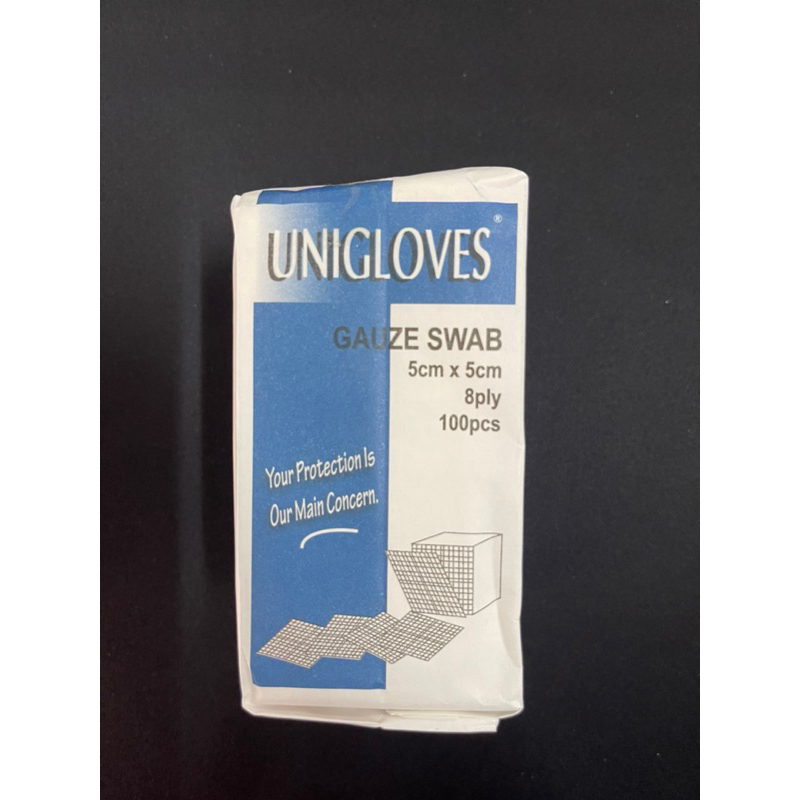 UNIGLOVES NON STERILE PRECUT PLAIN GAUZE SWAB - 8ply(price per pack ...