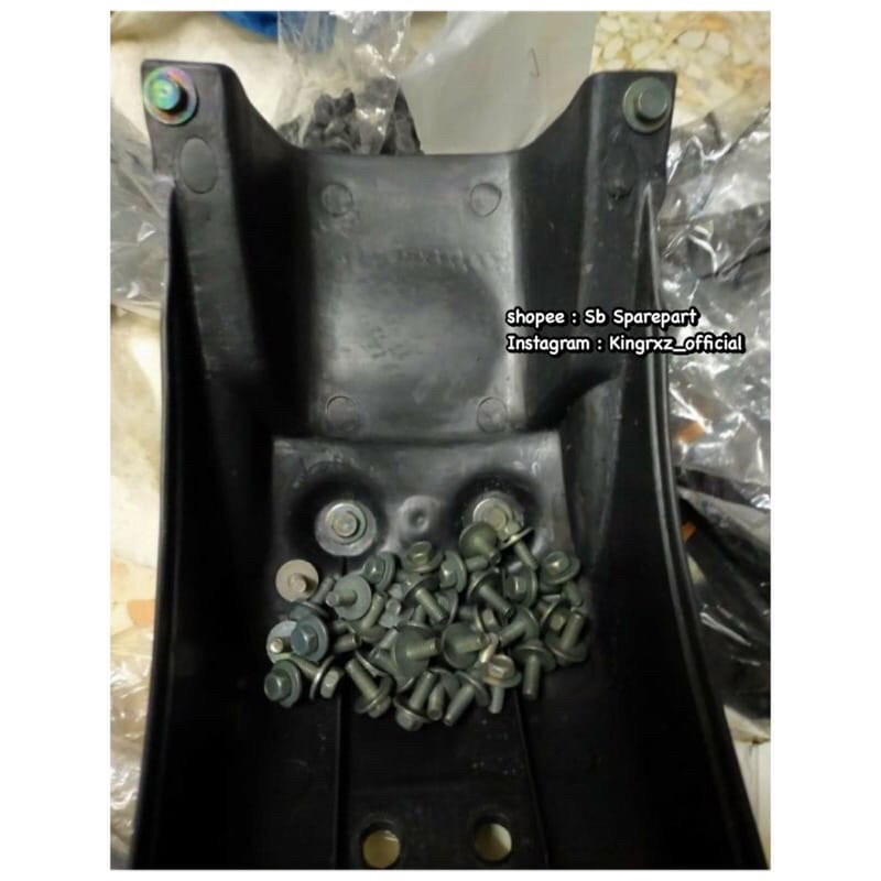 Skru Hijau 10 Untuk ikat Part Plastik Rxz , Mudguard dpn/blkg,bateri ...