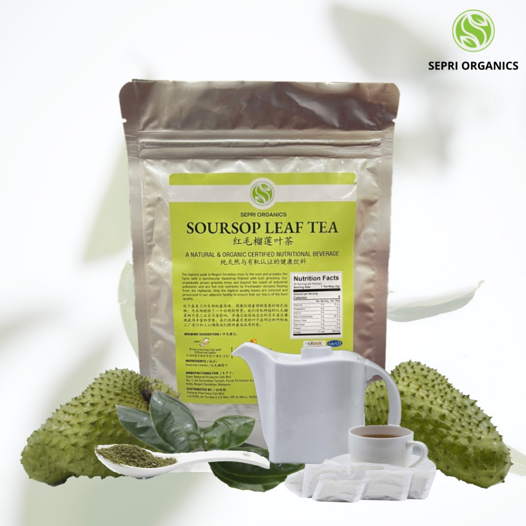 Sepri Organics Soursop Leaf Tea (expired 10/24) | Shopee Malaysia