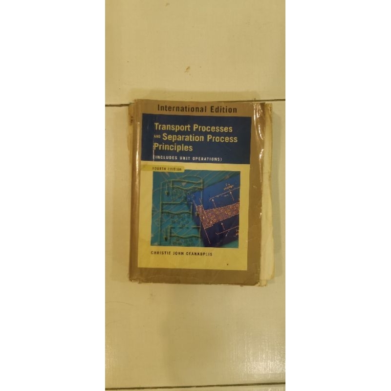 [KL] TRANSPORT PROCESSES AND SEPARATION PROCESS PRINCIPLES INCLUDES ...