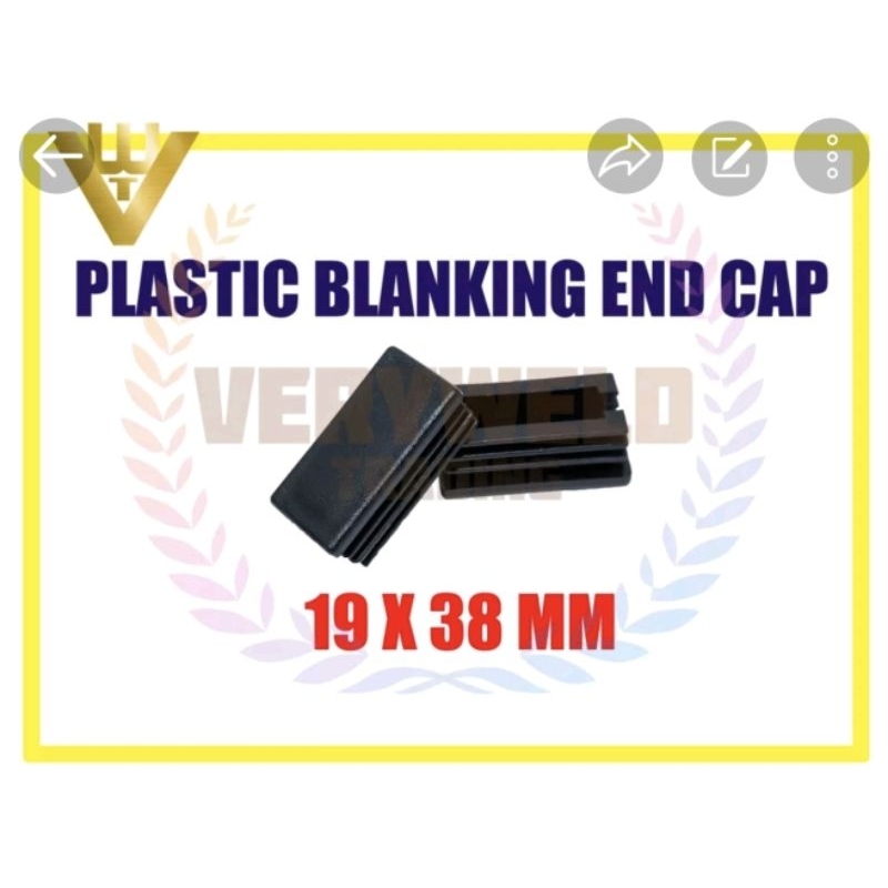 VERYWELD PACKING 20PC/50PC Hollow Plastic Blanking End Cap Square ...
