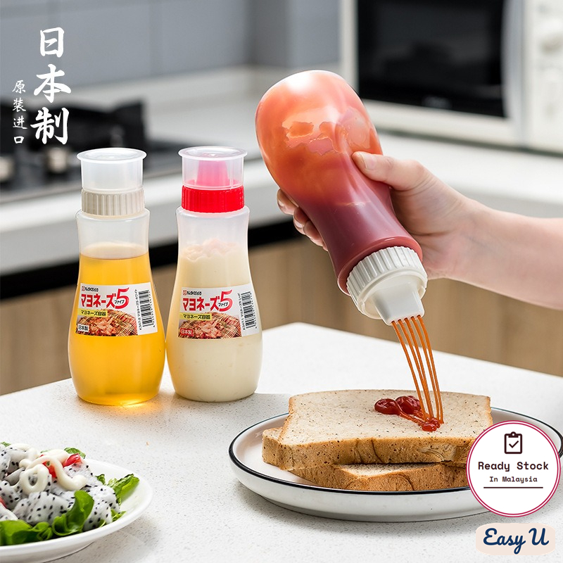 380ML PE Five Hole Squeeze Sauce Bottle Japan Import Chili Ketchup ...