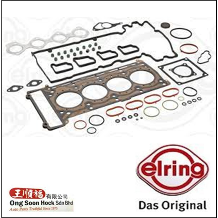 Mercedes M271 Kompressor W204 W211 E200 W203 C180 C200 Gasket Top Overhaul Set Elring 732.220 ...