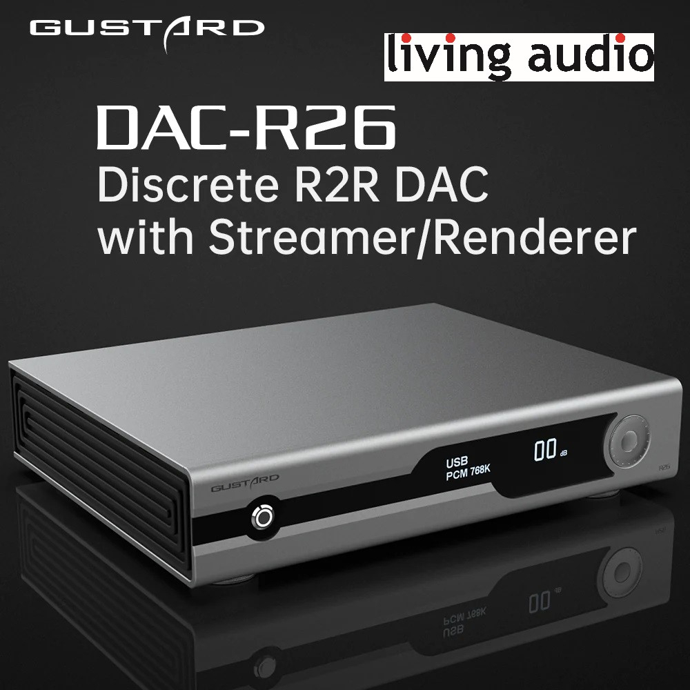 GUSTARD R26 Discrete R2R DAC Decoder PCM768&DSD512 Bluetooth XMOS XU216 ...