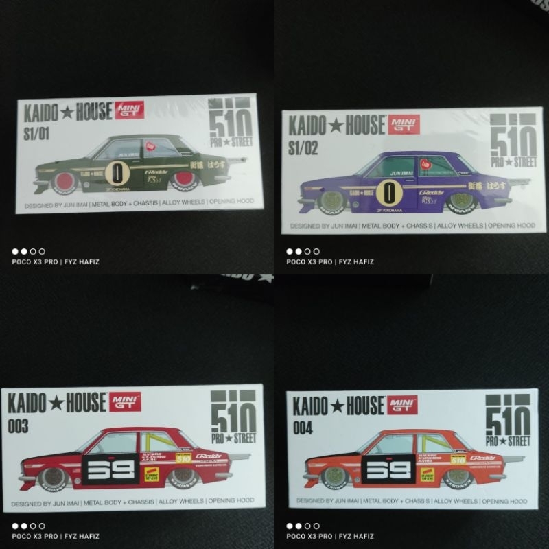 Mini GT Kaido House Datsun 510 Jun Imai | Shopee Malaysia