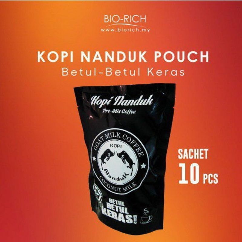 Kopi Nanduk Gula O Biorich. Kopi kuat, beri tenaga. kopi susu kambing ...