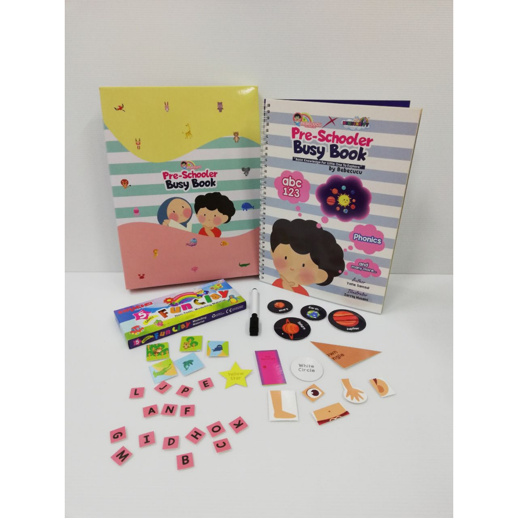 Pre-Schooler Busy Book Untuk Kanak-kanak Taska Tadika Prasekolah ...