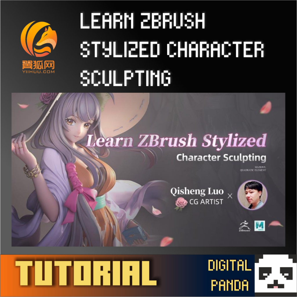 [ FULL TUTORIAL] LEARN ZBRUSH STYLIZED CHARACTER SCULPTING ( ZBRUSH ) | Shopee Malaysia