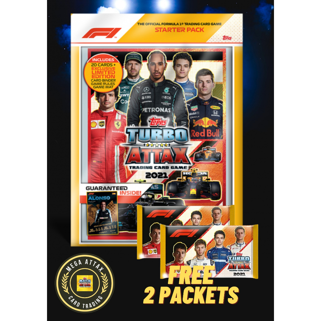 🔥 Ready Stock 🔥 Topps Turbo Attax Formula 1 Starter Pack Season 2021 ...