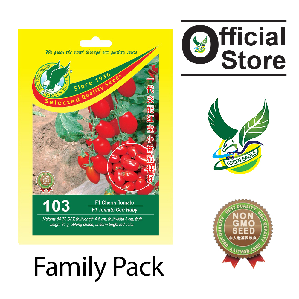 GE 103 Hybrid Ruby Red Tomato [20 Seeds] | Shopee Malaysia