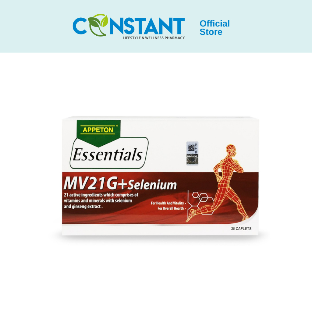 Appeton Essentials MV21G + Selenium (30's) | Shopee Malaysia Appeton Essentials MV21G + Selenium (30's) | Shopee Malaysia