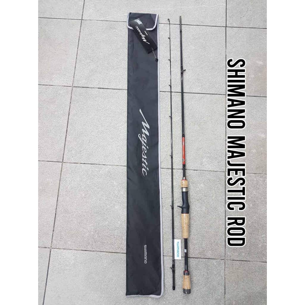 SHIMANO MAJESTIC CASTING ROD 2pcs 6-12lb | PE 0.6-1.5g | Shopee Malaysia