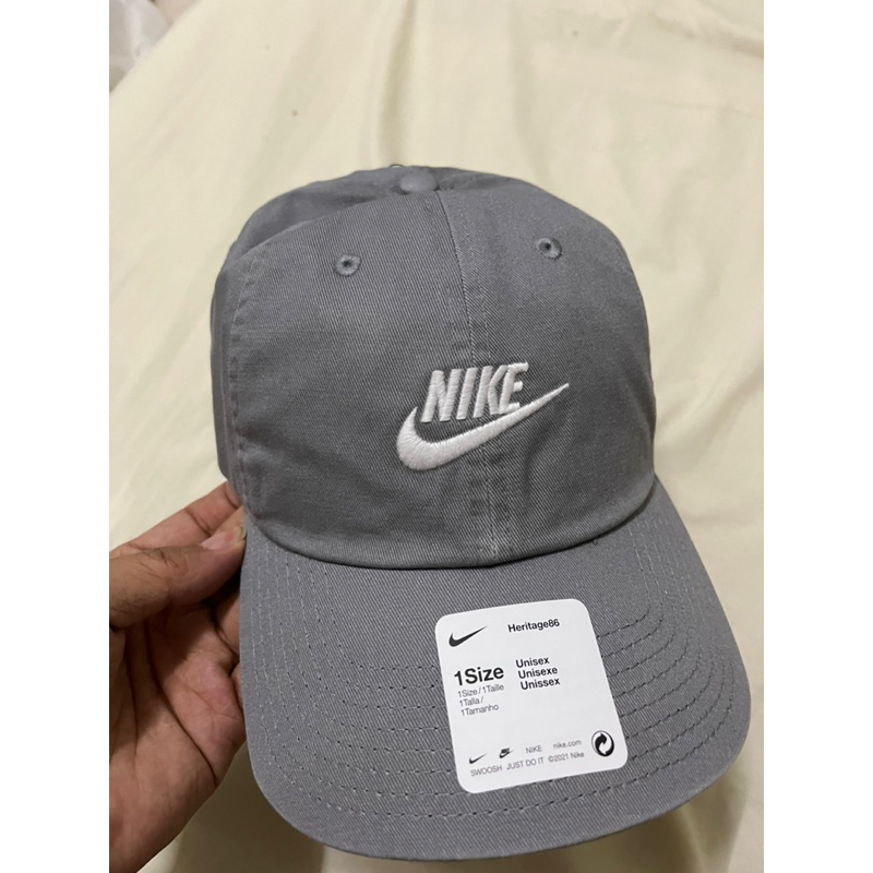 [RM55 ONLY🔥🔥] Brand New Unisex Nike Heritage 86 Cap Particle Grey ...