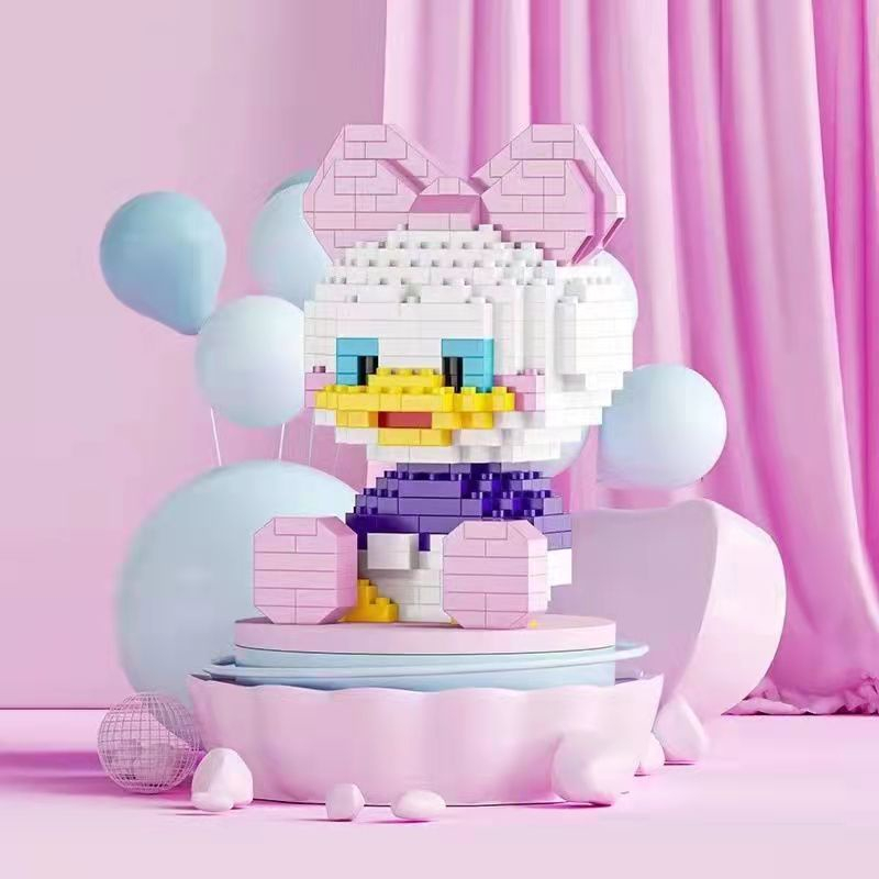 3D Block Mini Block DIY Disney Character Model Building Blocks Nano block Disney Cartoon Toy＃积木＃ ...