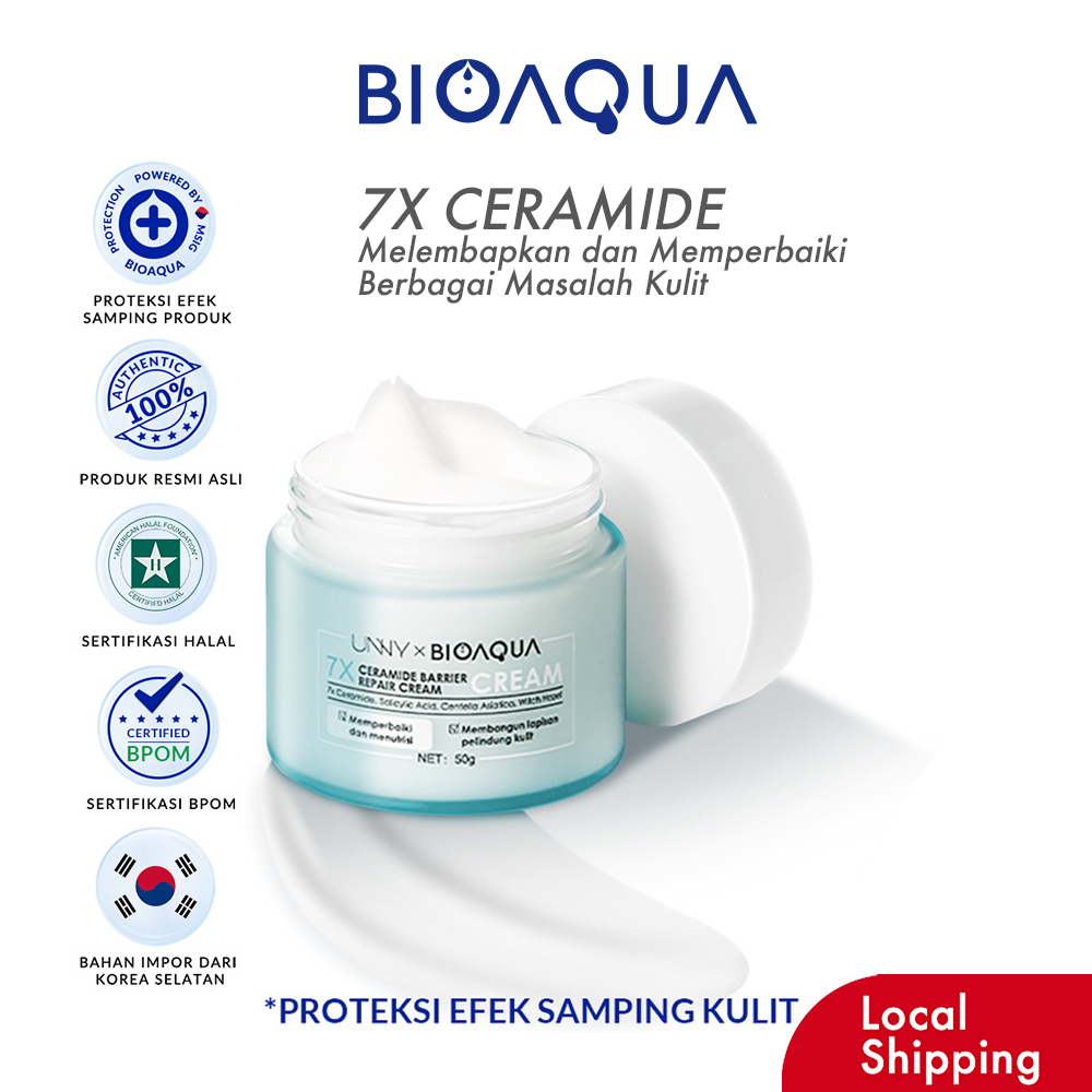 BIOAQUA 7X Ceramide Skin Barrier Repair Moisturize Cream Hydrating Skin ...