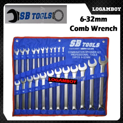 COMBINATION WRENCH SBTOOLS 6-32MM 6MM-32MM SPANNER WRENCHES SET SPANAR ...