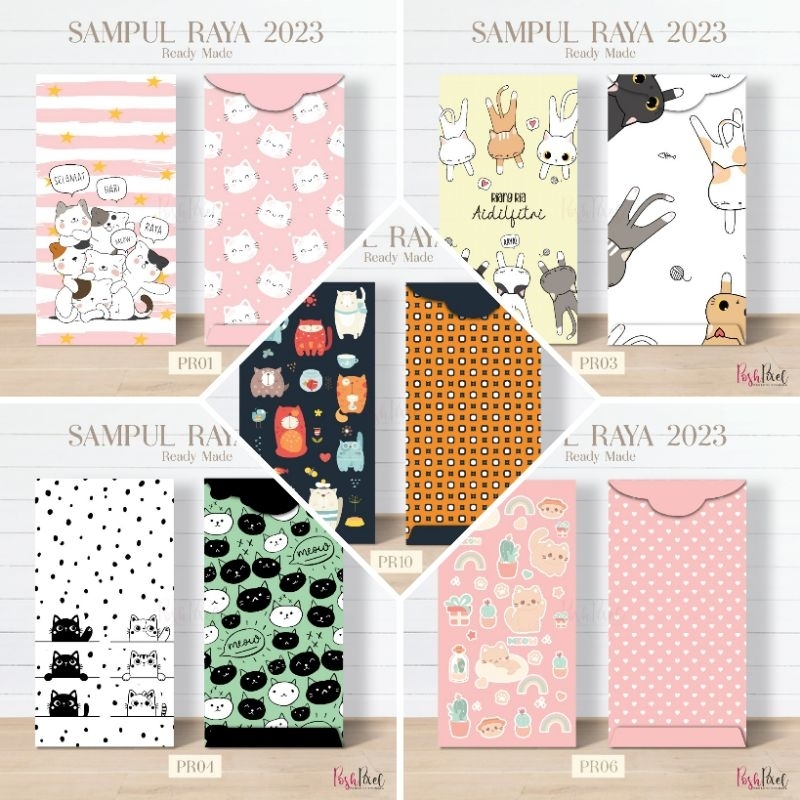 READY STOCK Sampul Raya Kucing Cute Cat | Shopee Malaysia