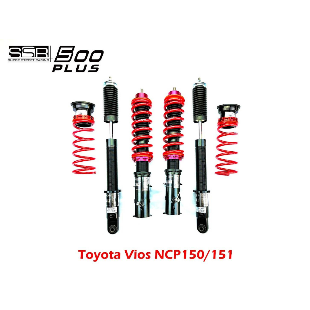 Toyota Vios NCP150 2013+ / Yaris 2018+ - Zerone SSR500 Plus Adjustable Suspension / Coilover ...