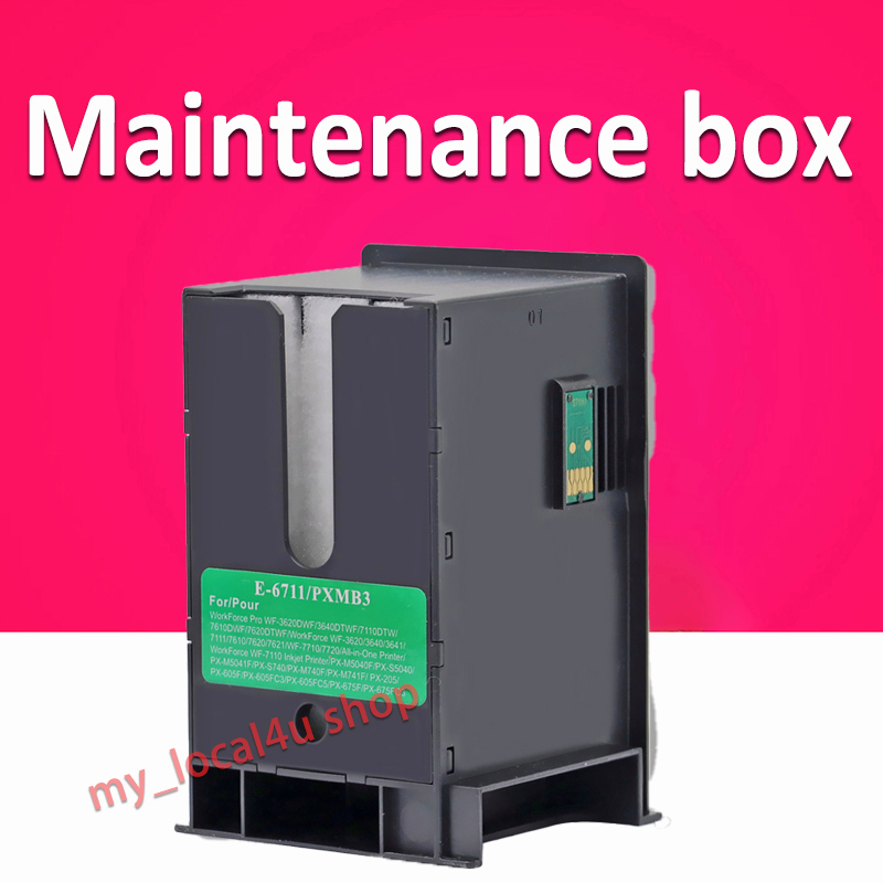 Maintenance Box T6711 T-6711 Foam Printer WF7711 WF7111 L1455 WF7611 ...
