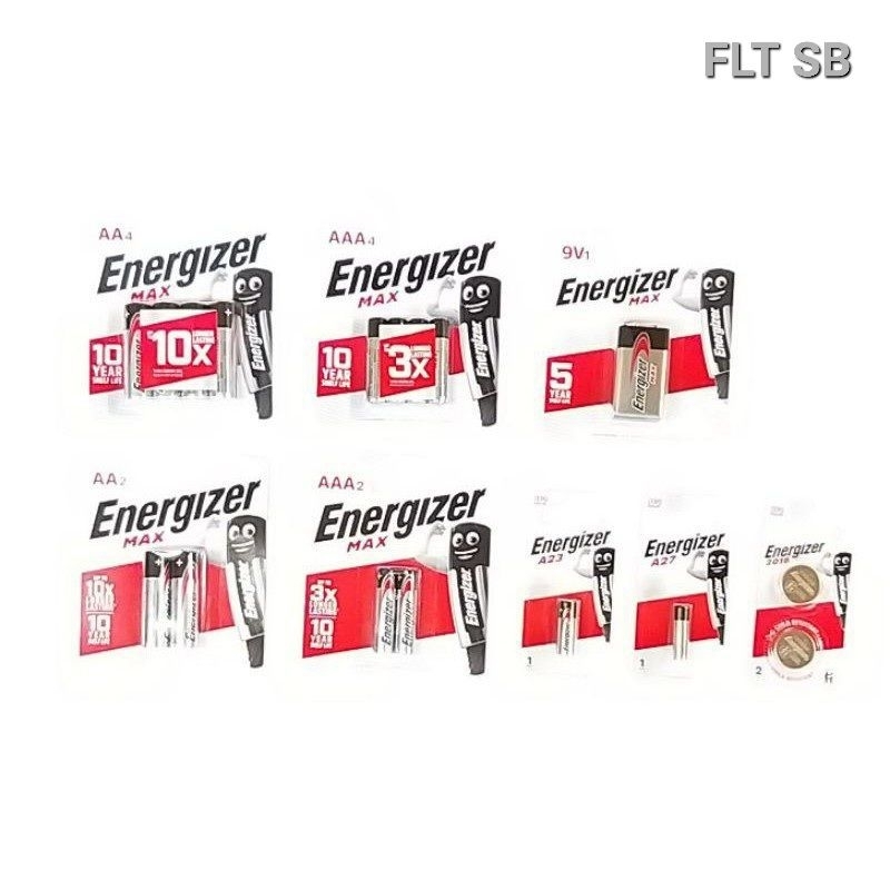 Energizer Max Battery **Red**(AAA/AA/A23/A27/9V/CR 2016) | Shopee Malaysia